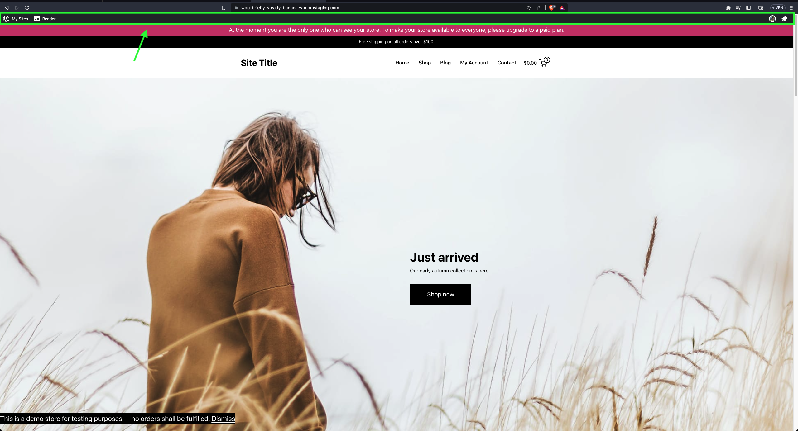 Free trial: Frontend menu and banner missing when not proxied · Issue #1075 · Automattic/wc ...