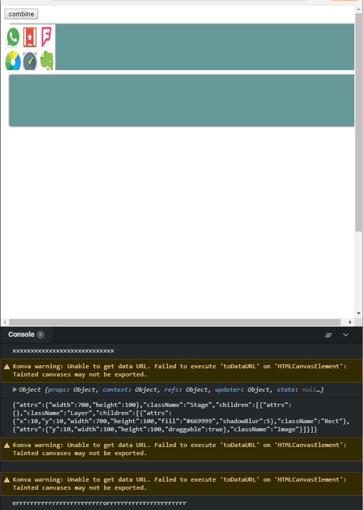 chrome toDataURL() only works on hard reload? · Issue #151 · konvajs/react-konva · GitHub