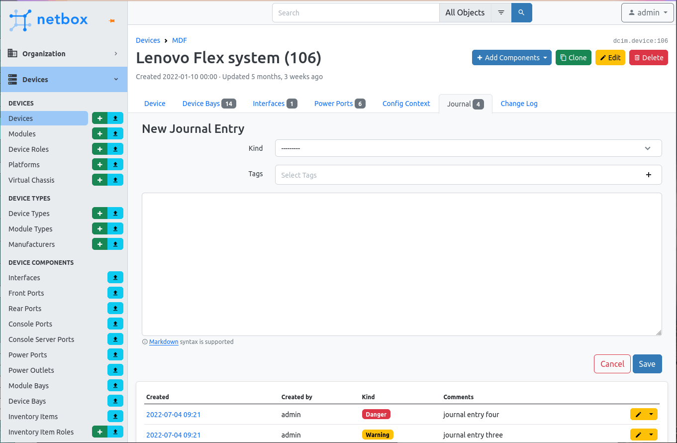 journal view layout/order · Issue #9656 · netbox-community/netbox · GitHub