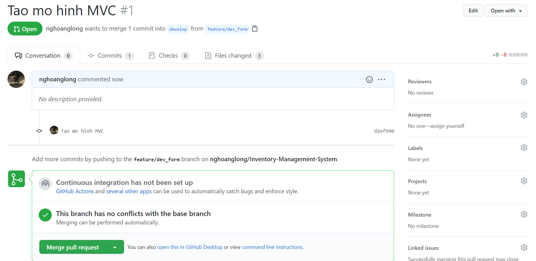 GitHub - nghoanglongde/Inventory-Management-System: The end of Java ...