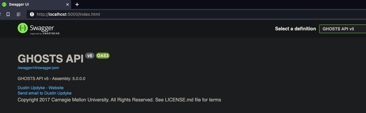 multiple errors in Ghost-Api when connecting the v4 client · Issue #61 · cmu-sei/GHOSTS · GitHub
