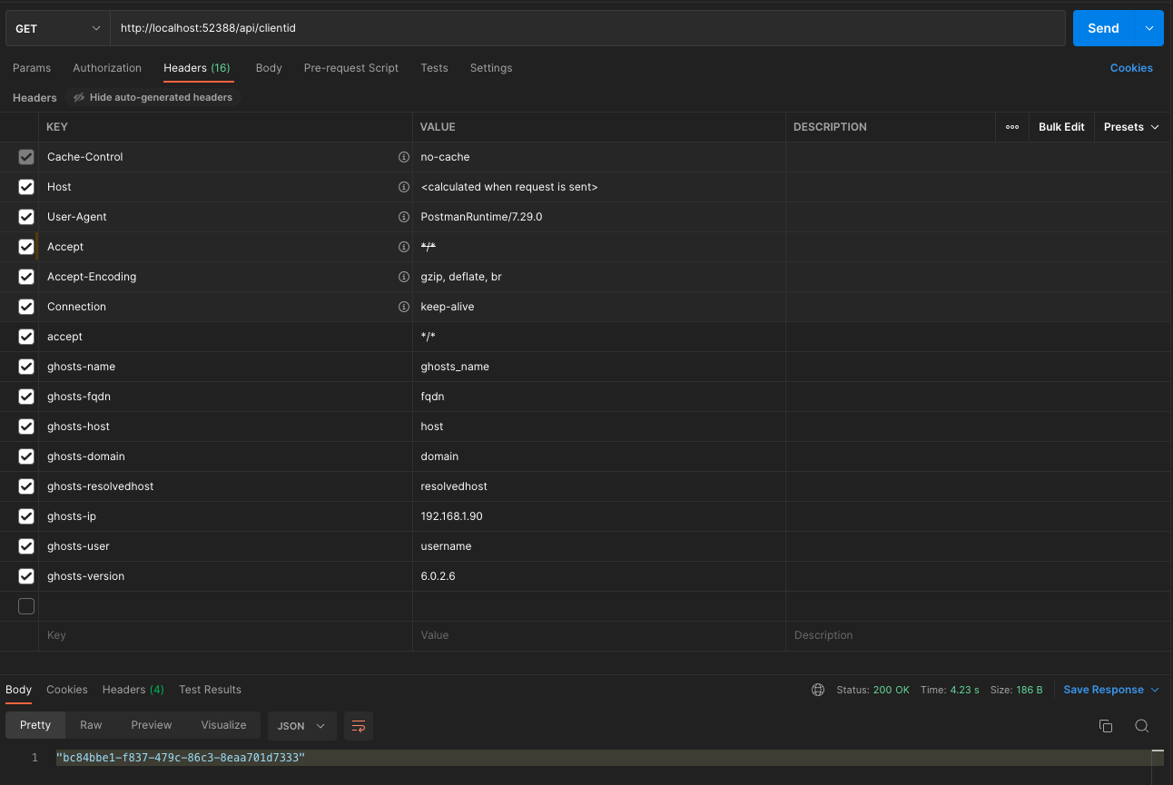 Data from HTTP POST request does not make it to the database · Issue #92 · cmu-sei/GHOSTS · GitHub