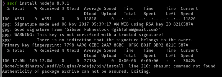 `shasum` does not exist everywhere · Issue #37 · asdf-vm/asdf-nodejs ... `shasum` does not exist everywhere · Issue #37 · asdf-vm/asdf-nodejs ...