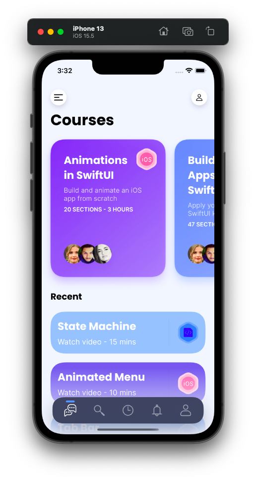 SwiftUI Animated UI With RIVE