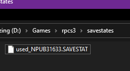 [Regression] Multiple games :- SELF file gets moved and renamed to a ...
