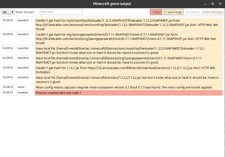 Impact Client crashes using LiteLoader · Issue #917 · ImpactDevelopment/ImpactIssues · GitHub