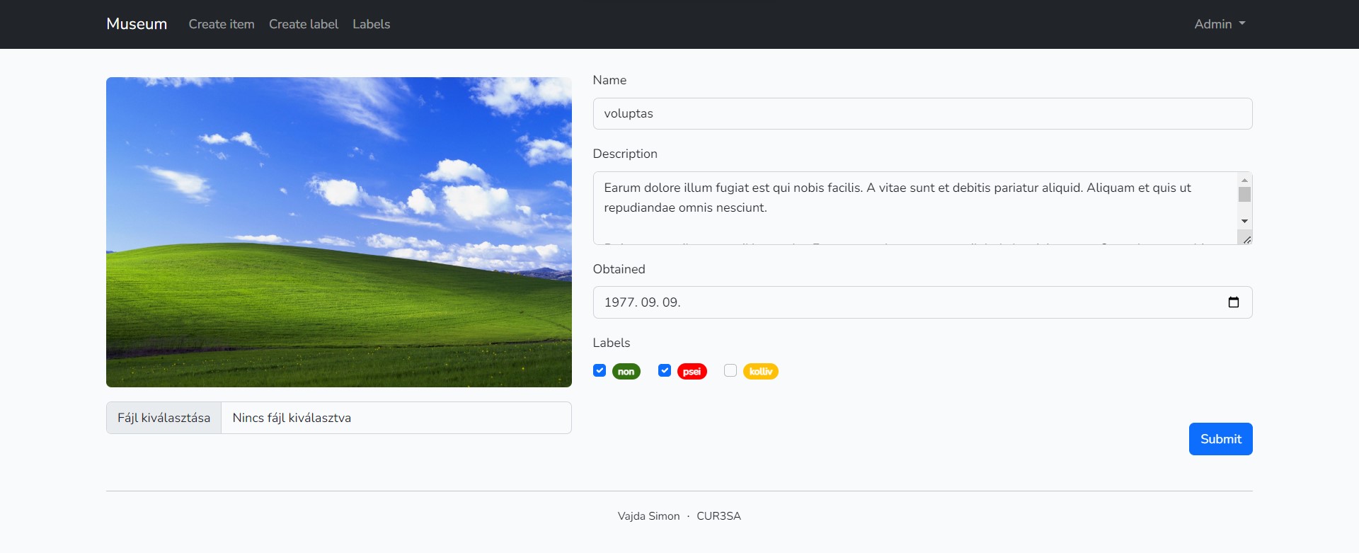 GitHub - simon-vajda/laravel-museum