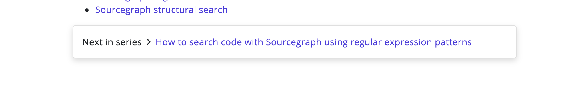 Add next in series link by katjuell · Pull Request #387 · sourcegraph/learn · GitHub