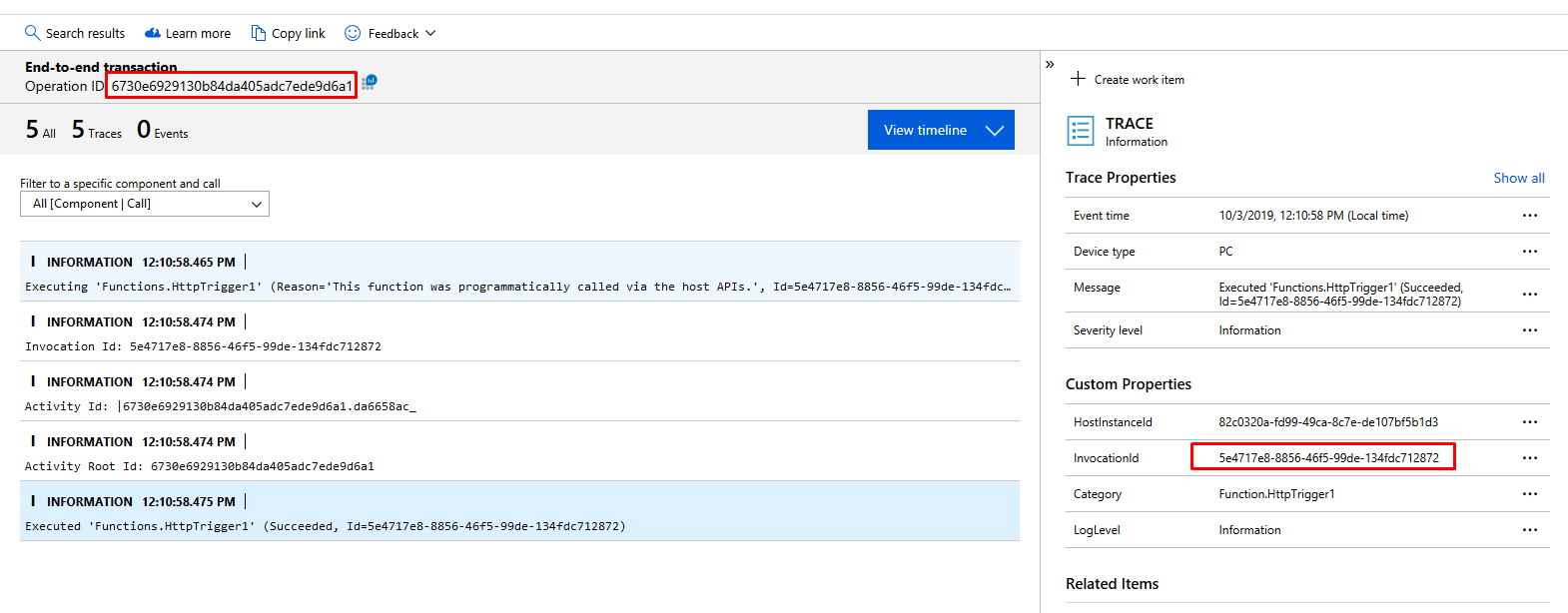 Activitycurrentrootid Used As Operationid In Azure Application Insights Instead Of Context