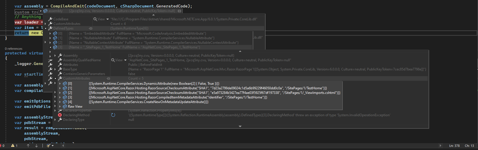 Razor runtime compilation doesnt work second time with virtual file path providers? · Issue ...
