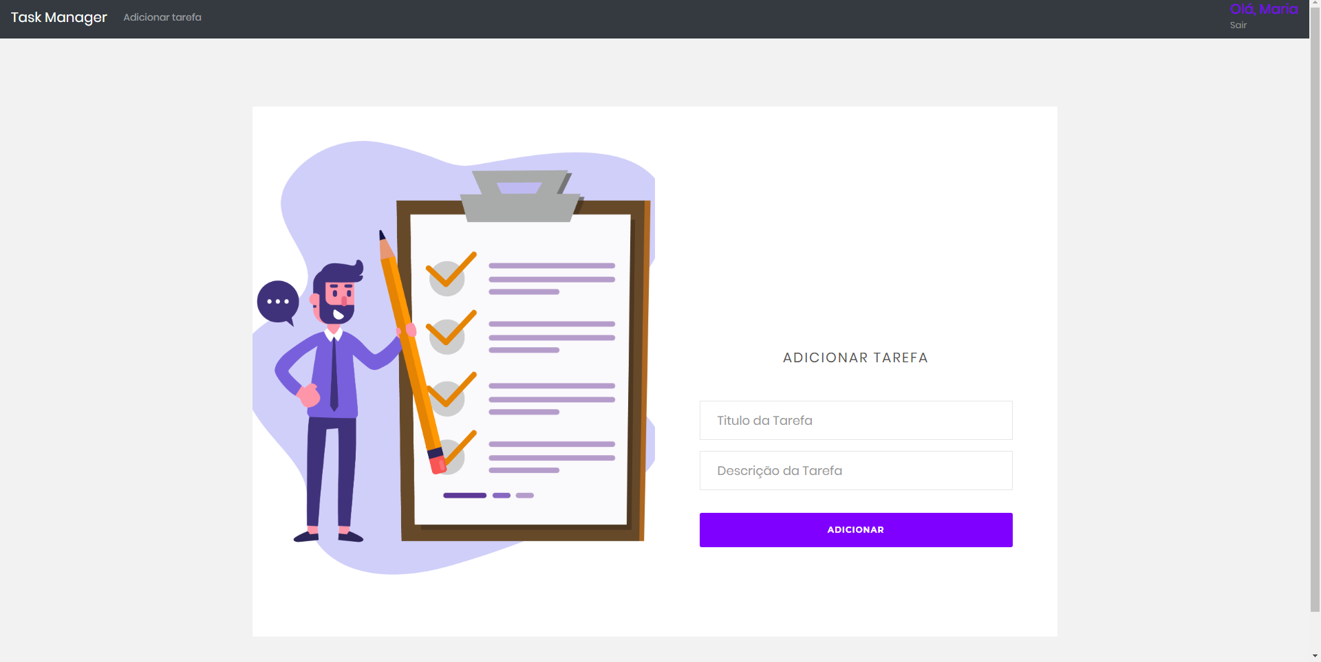 GitHub - farond/TasksManager: Trabalho de Desenvolvimento WEB ...