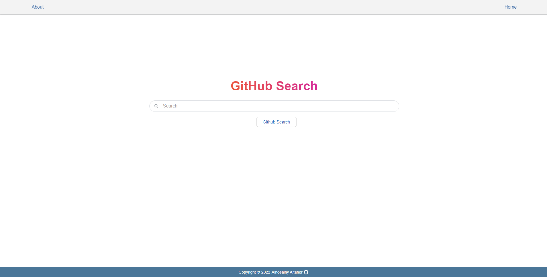 GitHub - hosja83/repo-search: Github Repository Search Engine React Website Application