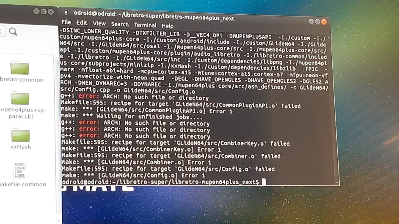Can't build mupen64plus-next core on Odroid XU4 · Issue #310 · libretro/mupen64plus-libretro-nx ...