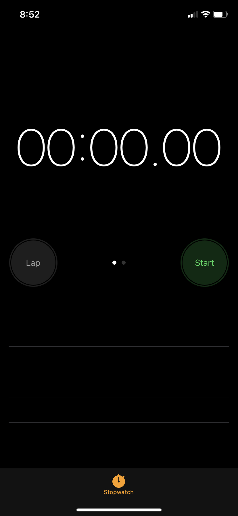 GitHub - Chomox/StopWatch: It is a clone of StopWatch in iOS Clock App