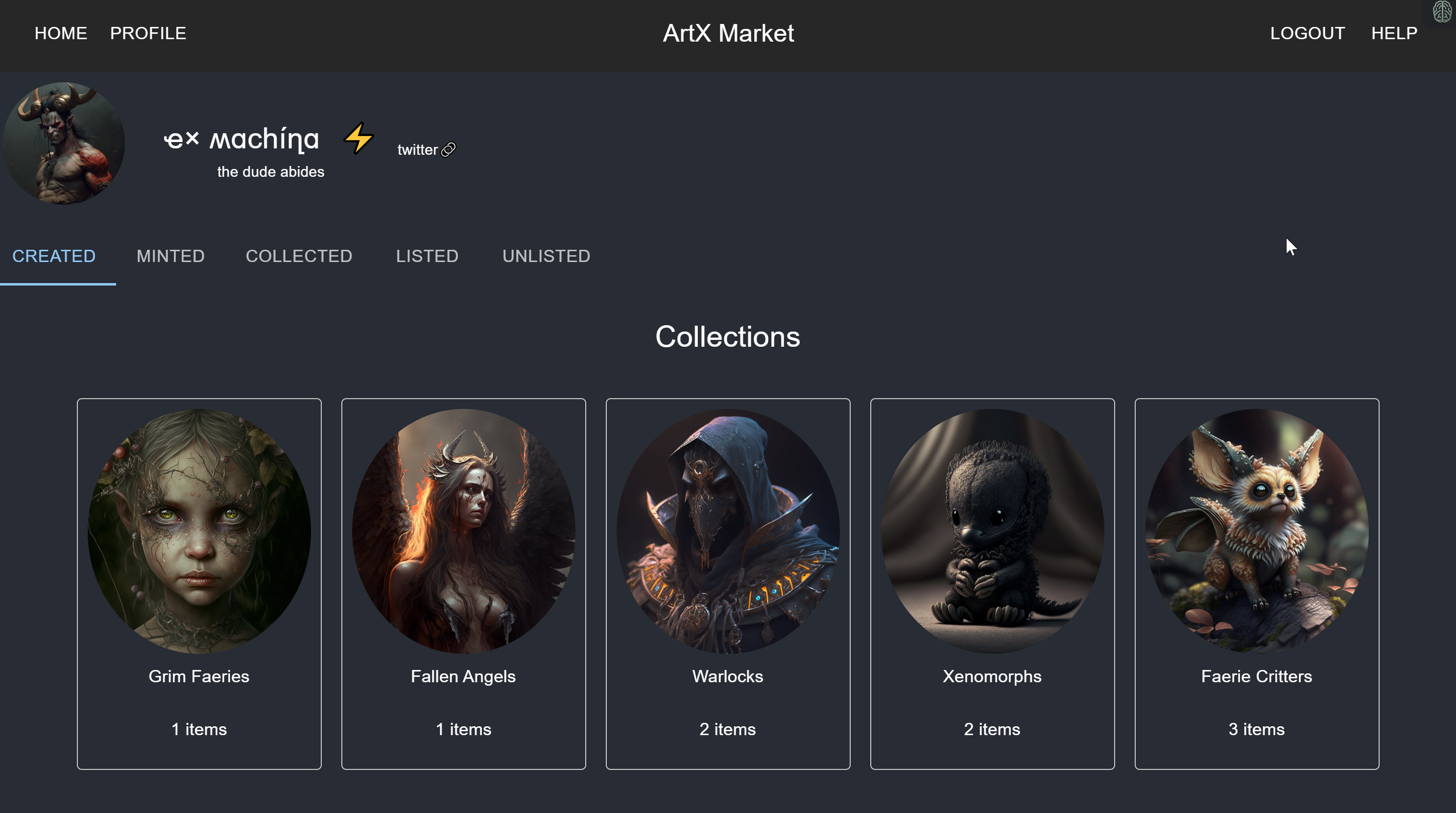 GitHub - macterra/artx-market: NFT art exchange based on BTC lightning