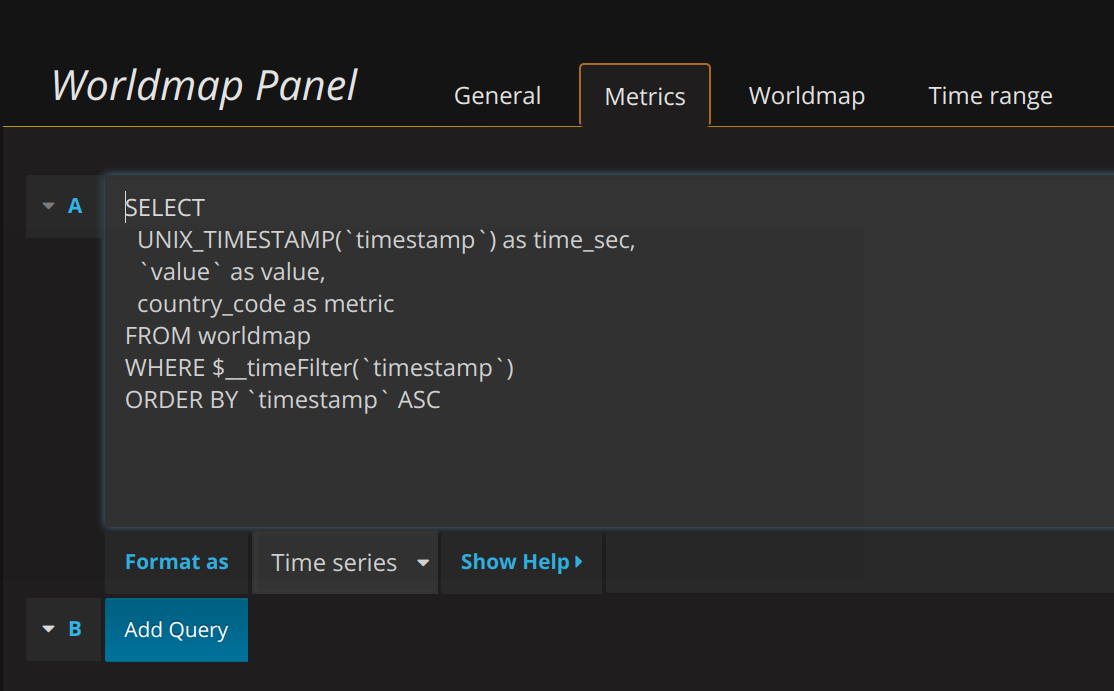 working with sqldb datasource · Issue #76 · grafana/worldmap-panel · GitHub