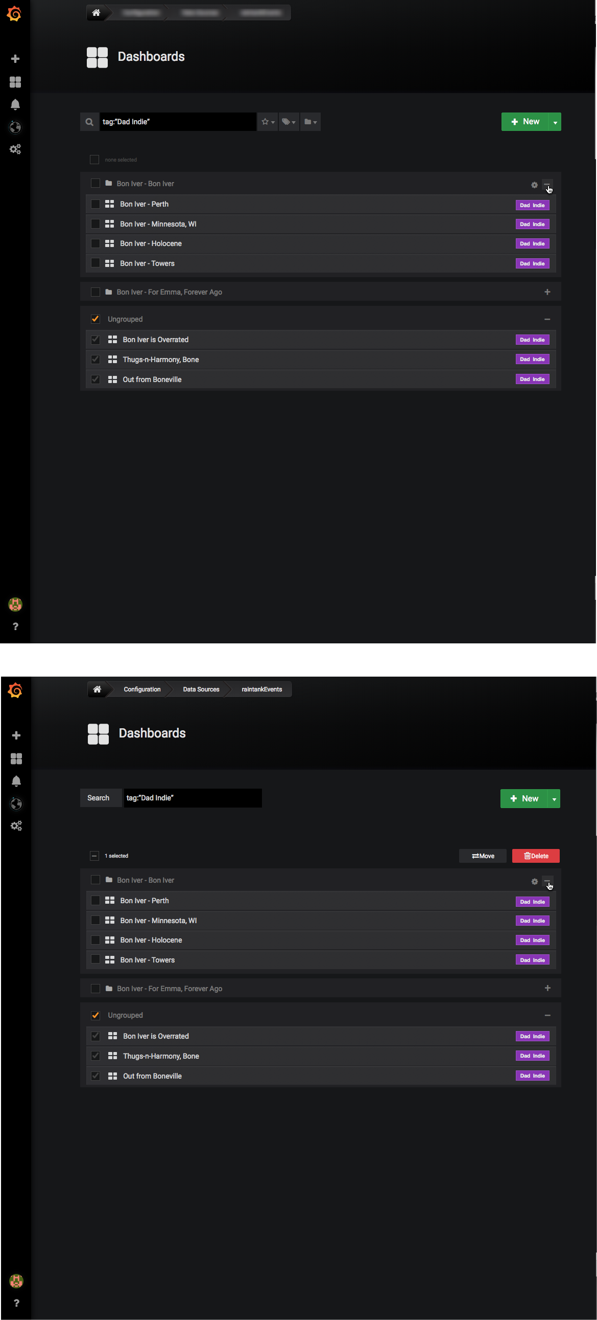 Grafana 50 Manage Dashboards Page Ux · Issue 10081 · Grafanagrafana · Github