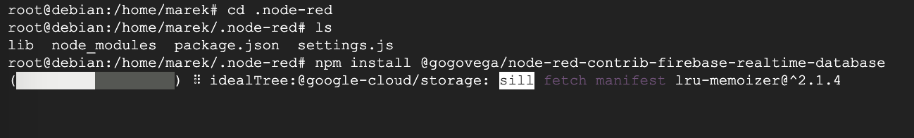 Installation issues with @gogovega/node-red-contrib-firebase-realtime ... Installation issues with @gogovega/node-red-contrib-firebase-realtime ...