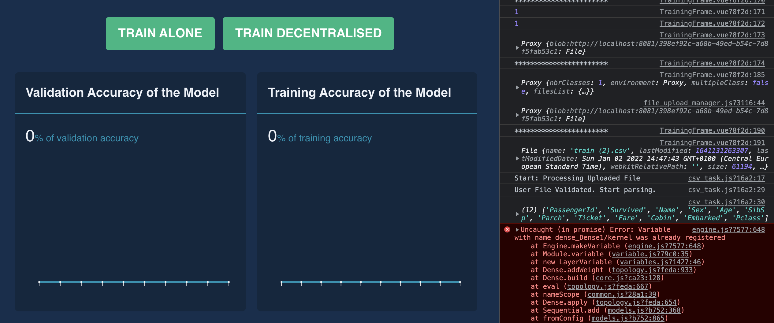 Error in training (both in DeAI and FeAI) · Issue #177 · epfml/disco · GitHub