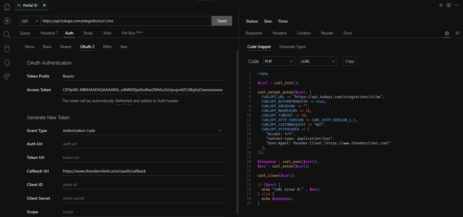 OAuth 2 token not being added to the request · Issue #847 ...