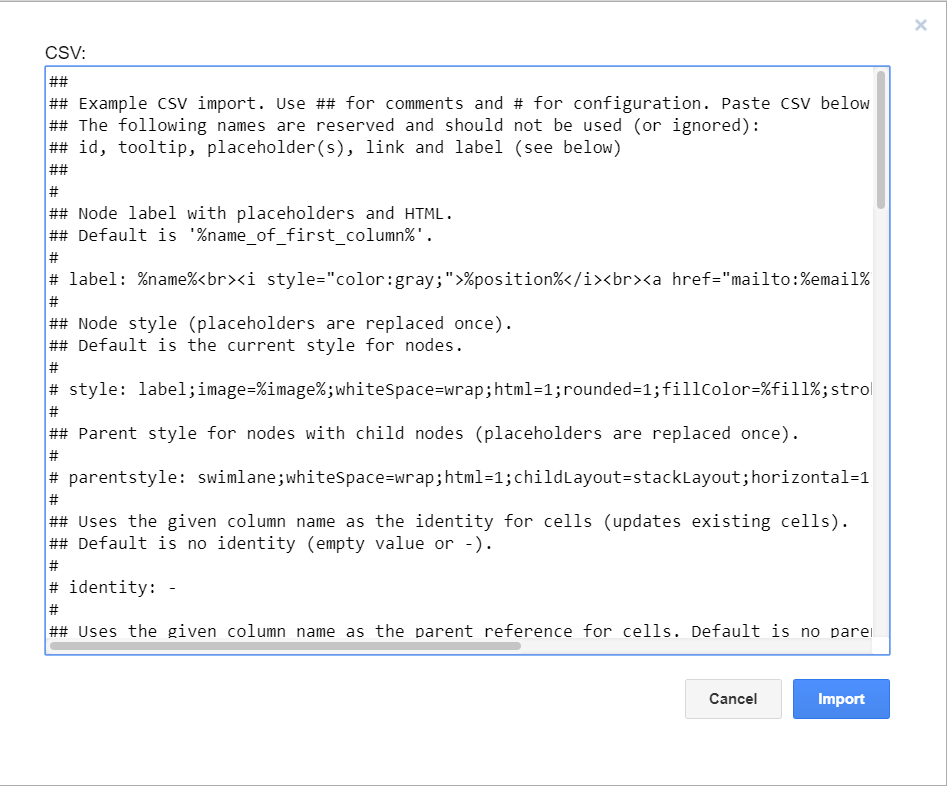 Automatic widgets creation through .csv files · Issue #319 · jgraph/drawio · GitHub