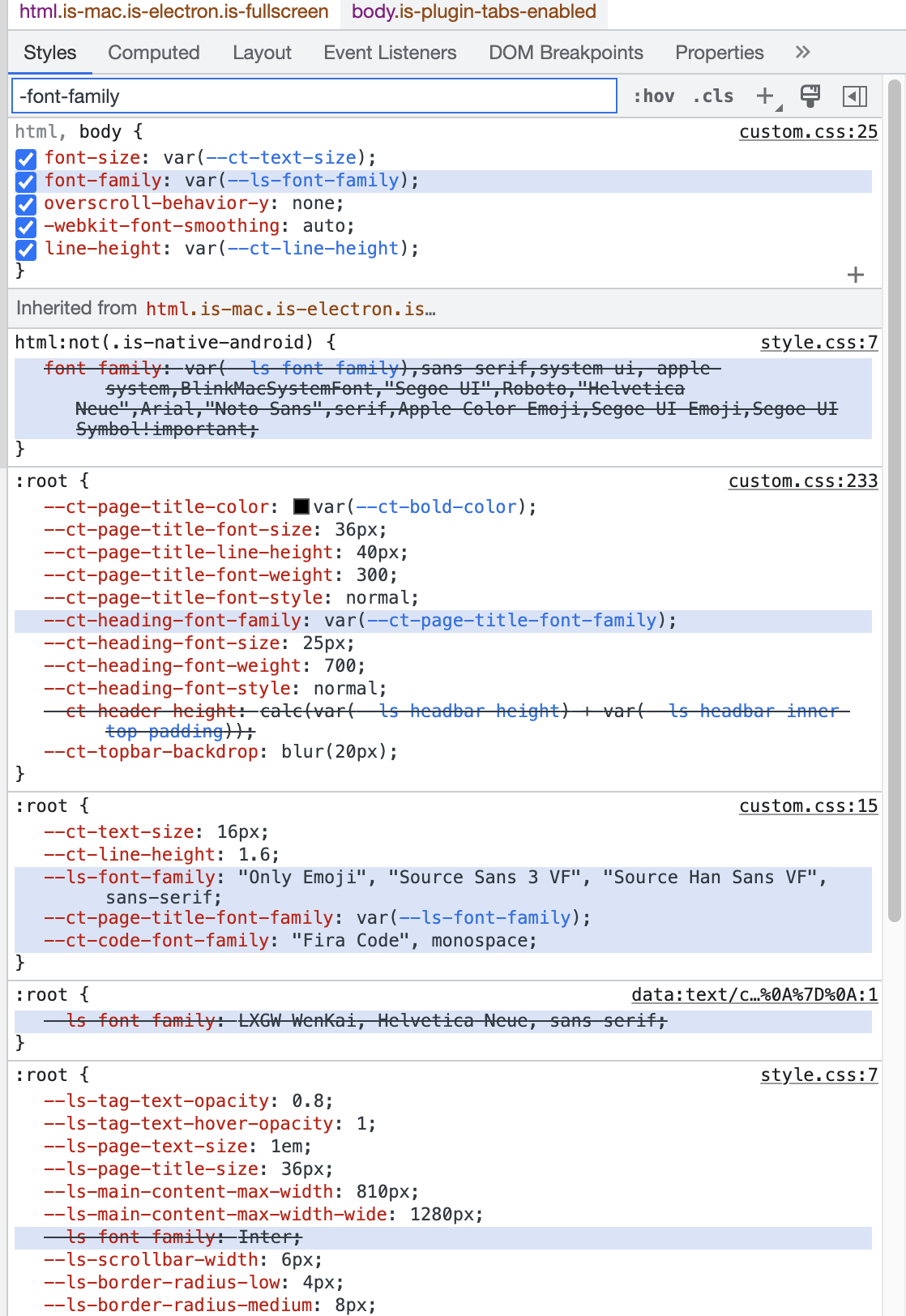 When light mode and dark mode change, the custom css disappear · Issue #8719 · logseq/logseq ...
