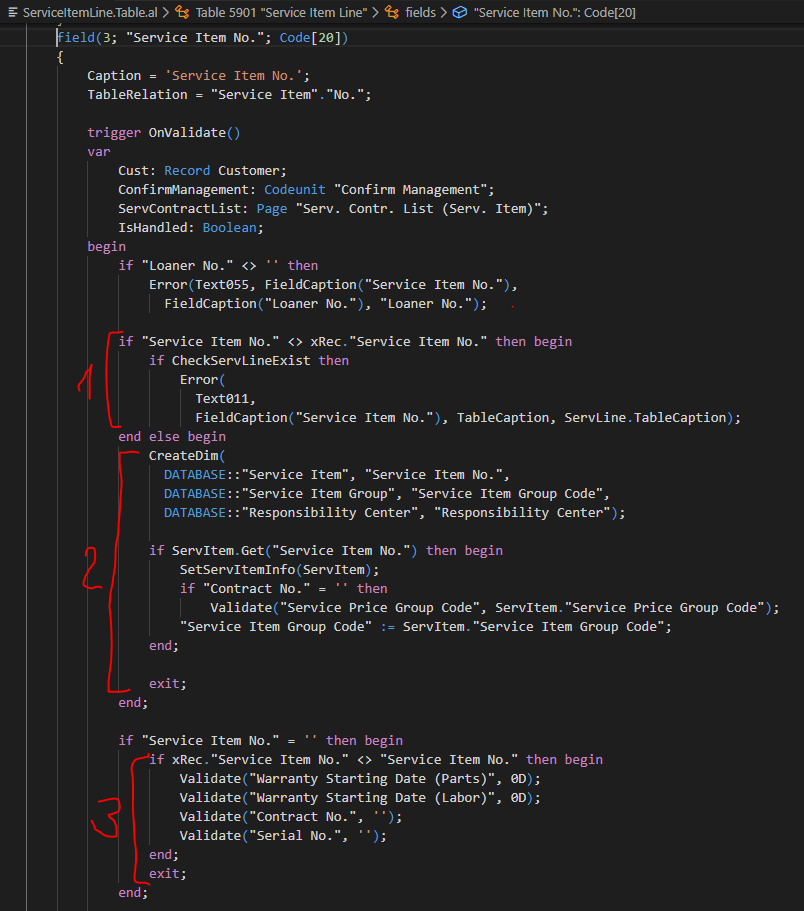 Table 5901 Service Item No. On Validate trigger · Issue #4612 · microsoft/ALAppExtensions · GitHub