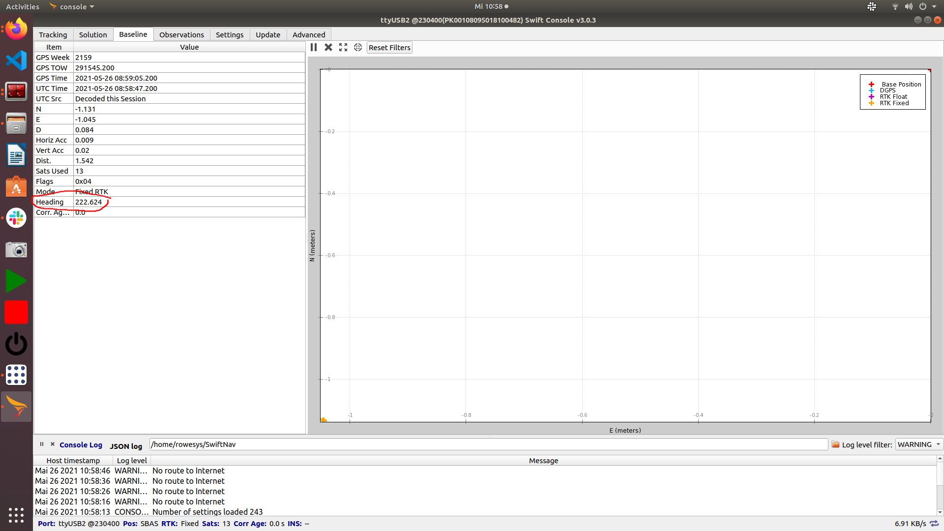 Heading information with two receivers on mobile robot · Issue #199 · ethz-asl/ethz_piksi_ros ...