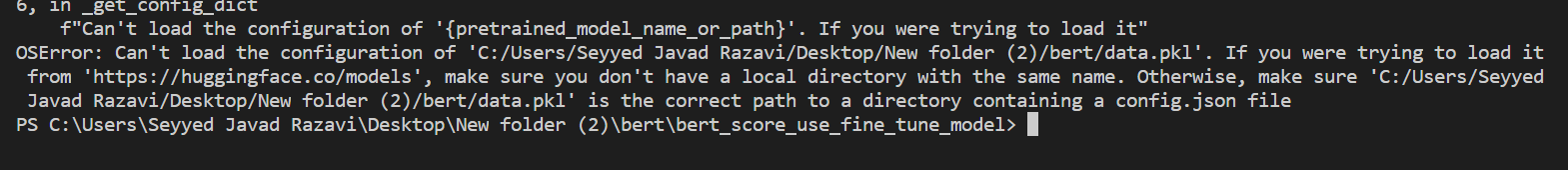 Use fine tuned model · Issue #142 · Tiiiger/bert_score · GitHub