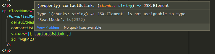 intl.formatMeassage type error when passing ReactElement (chunks) 6.0.5 · Issue #3707 · formatjs ...