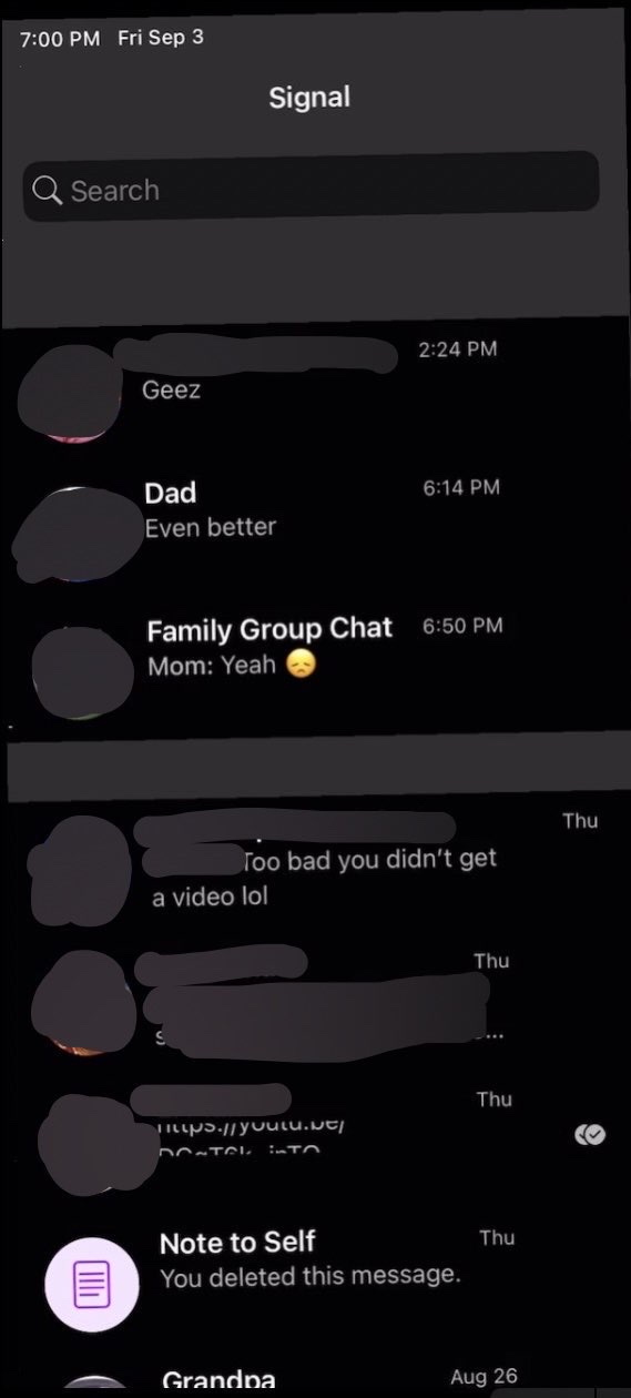 Device rotation causes visual discoloring in the conversations menu ...