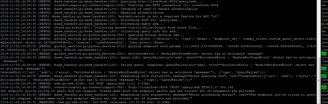 Tabpy Linux The Endpoint Youre Trying To Query Did Not Respond · Issue 357 · Tableautabpy