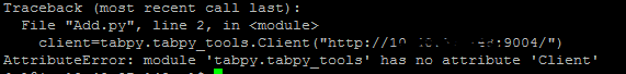 Tabpy Linux The Endpoint Youre Trying To Query Did Not Respond · Issue 357 · Tableautabpy