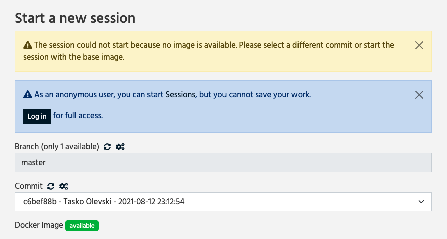No image available · Issue #1448 · SwissDataScienceCenter/renku-ui · GitHub