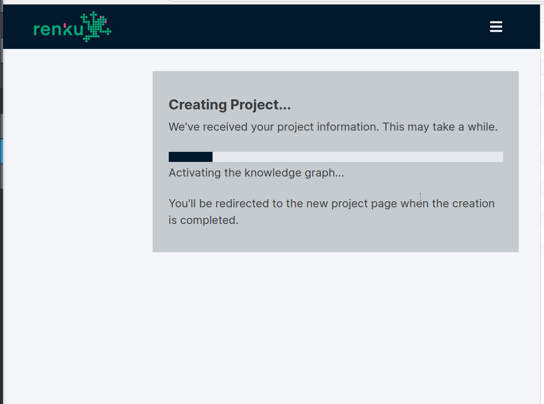 Adjust layout of the Creating Project card · Issue #2077 · SwissDataScienceCenter/renku-ui · GitHub
