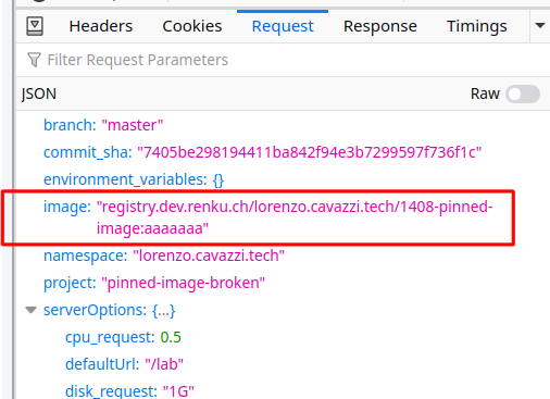 Starting with base image button does not work properly when image is pinned · Issue #2395 ...
