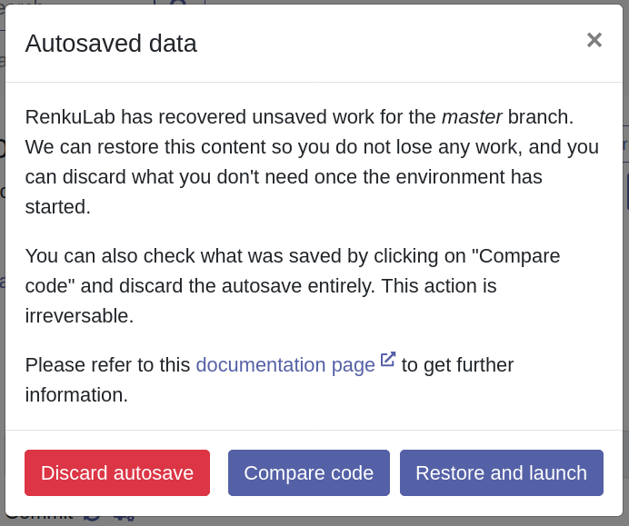 Better feedback to the users for autosaved content · Issue #1113 · SwissDataScienceCenter/renku ...