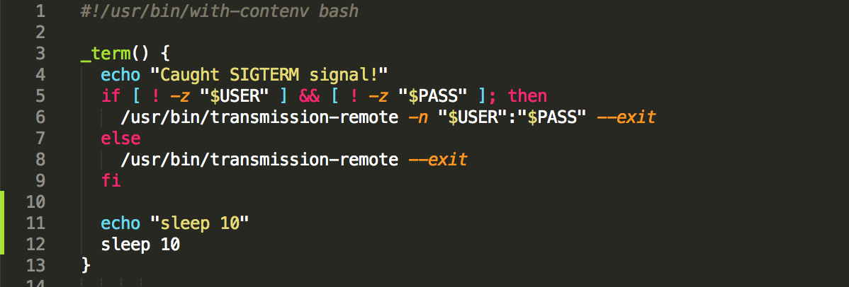 Can't exit transmission cleanly when using custom RPC settings · Issue #80 · linuxserver/docker ...