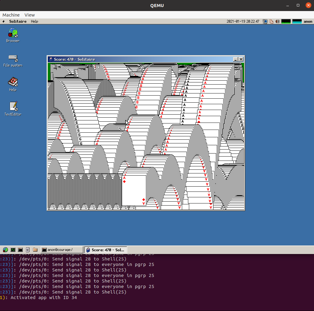 Solitaire: system freeze during win animation · Issue #5007 ...