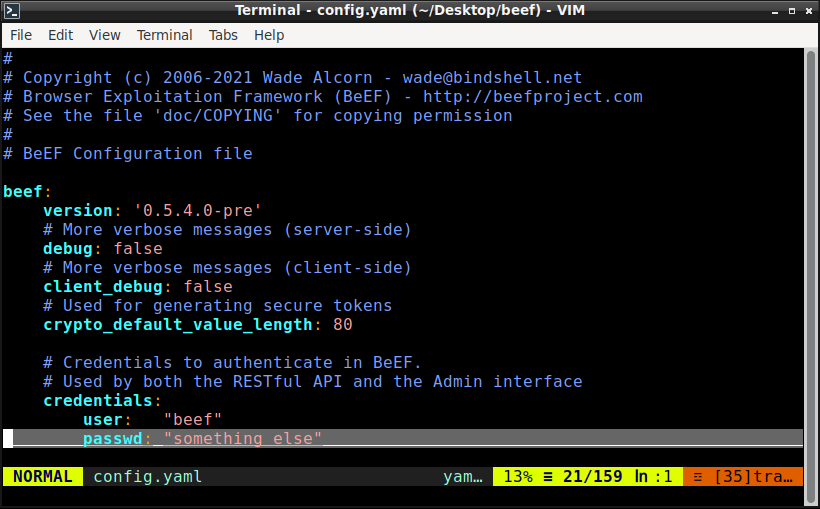 Problem with launching beef · Issue #2244 · beefproject/beef · GitHub