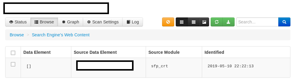 sfp_crt returns empty array `[]` · Issue #268 · smicallef/spiderfoot · GitHub
