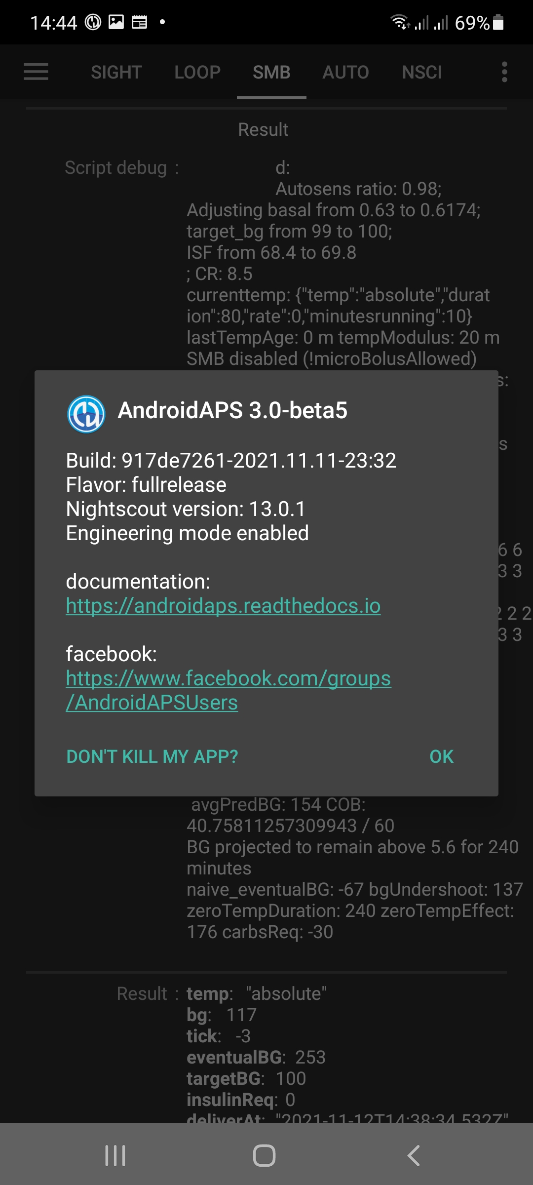[3.0-beta5] Treatment tab IOB not green · Issue #913 · nightscout/AndroidAPS · GitHub