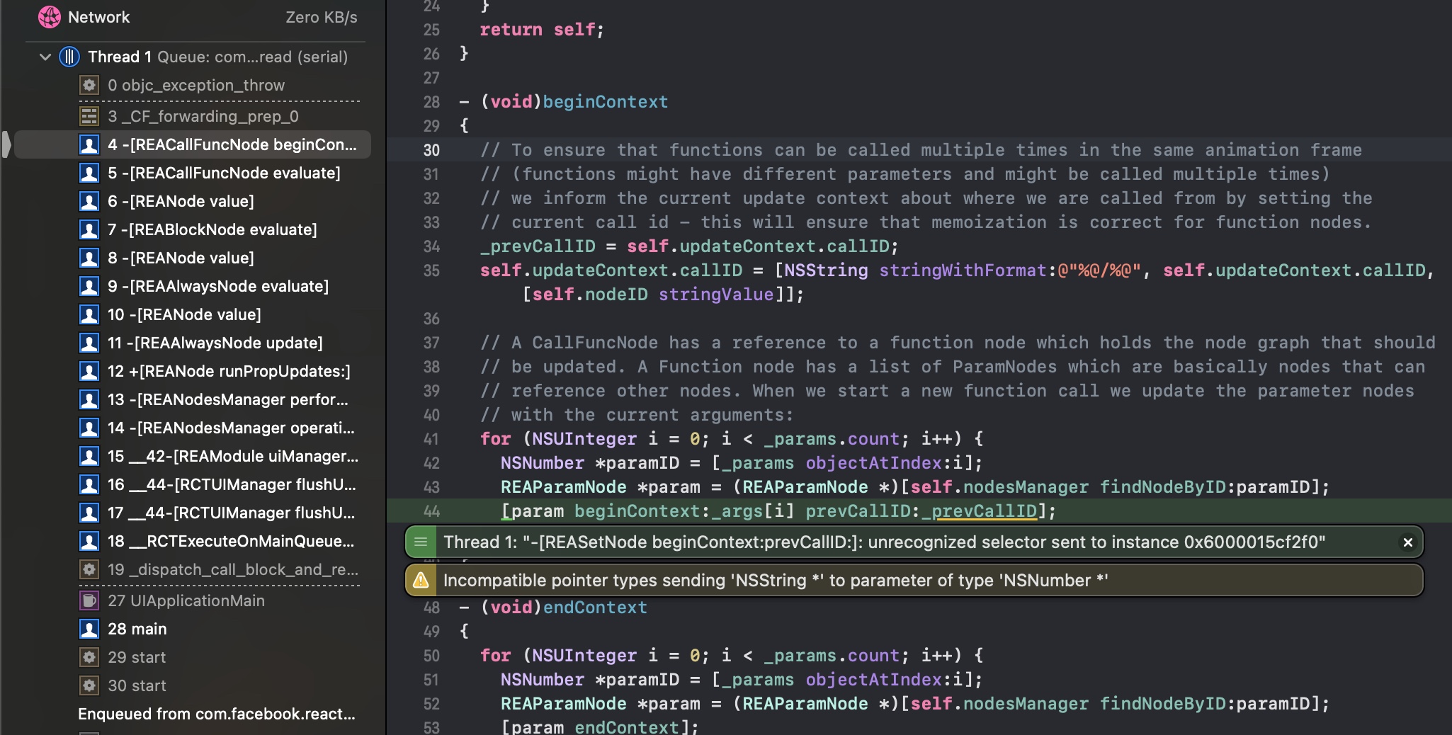 [REASetNode beginContext:prevCallID:] · Issue #2109 · software-mansion ...