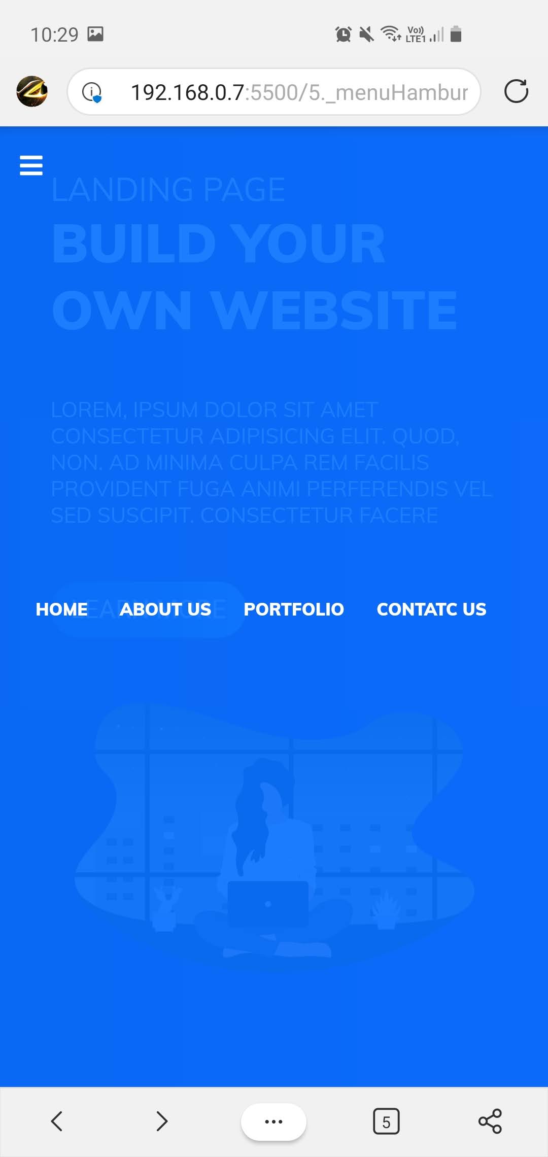 GitHub - IsraelSantizo98/hamburgerMenu: Landing Page con menu de hamburguesa lateral