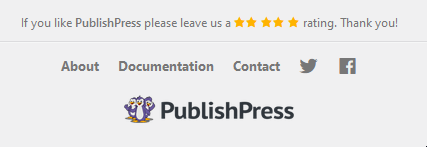 Rating stars in PublishPress footer are unevenly spaced · Issue #1150 · publishpress ...