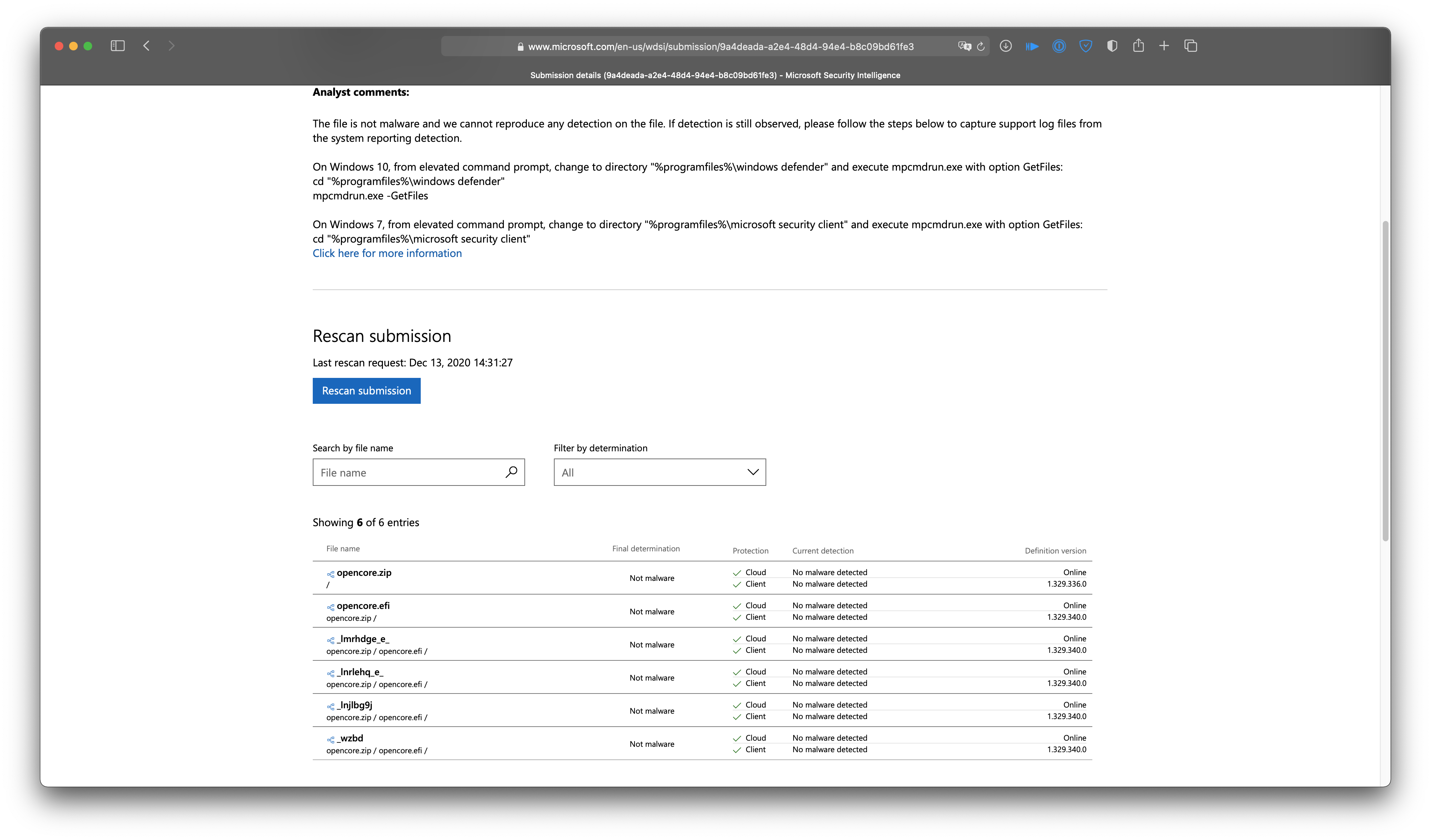 opencore.efi is detected as trojan:win32/Wactac.D4!ml · Issue #1363 · acidanthera/bugtracker ...