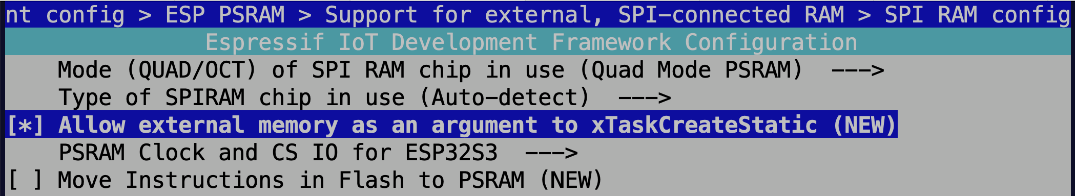 Save Core Dump To Flash While Using External Spi Ram Not Possible Idfgh 8713 · Issue 10155