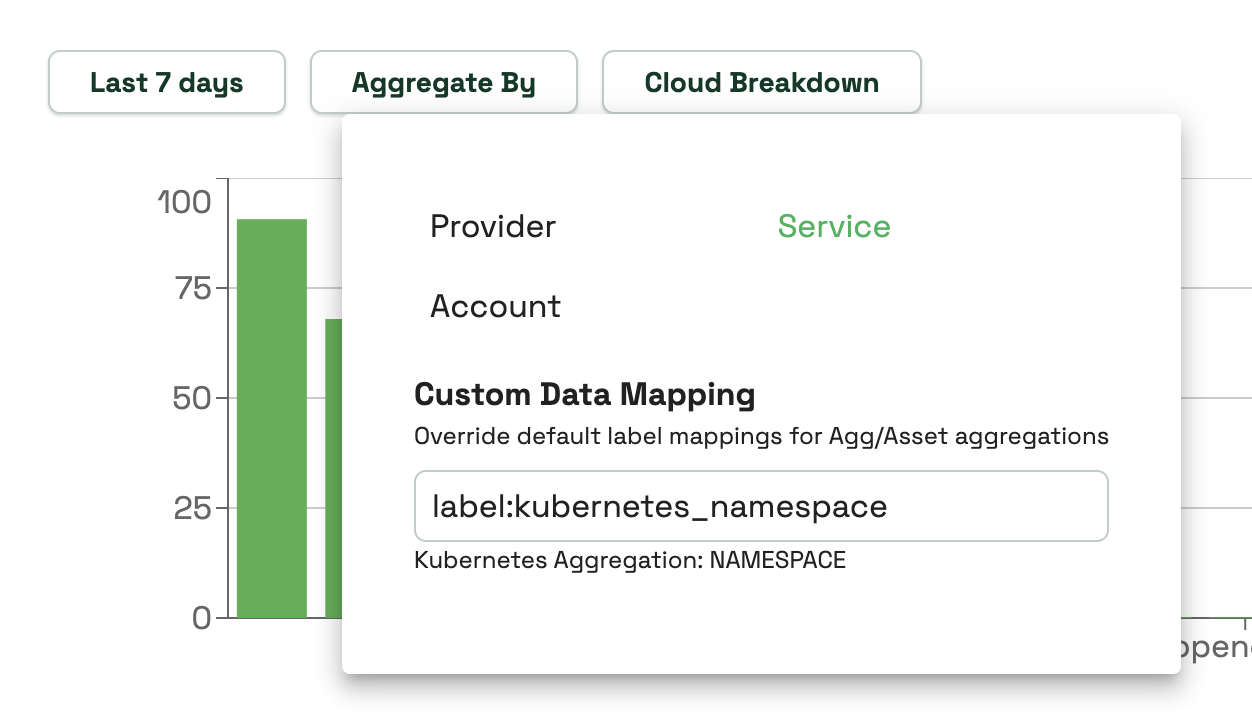 Advanced Reports: Add label to Cloud Breakdown aggregation type · Issue #2023 · kubecost ...