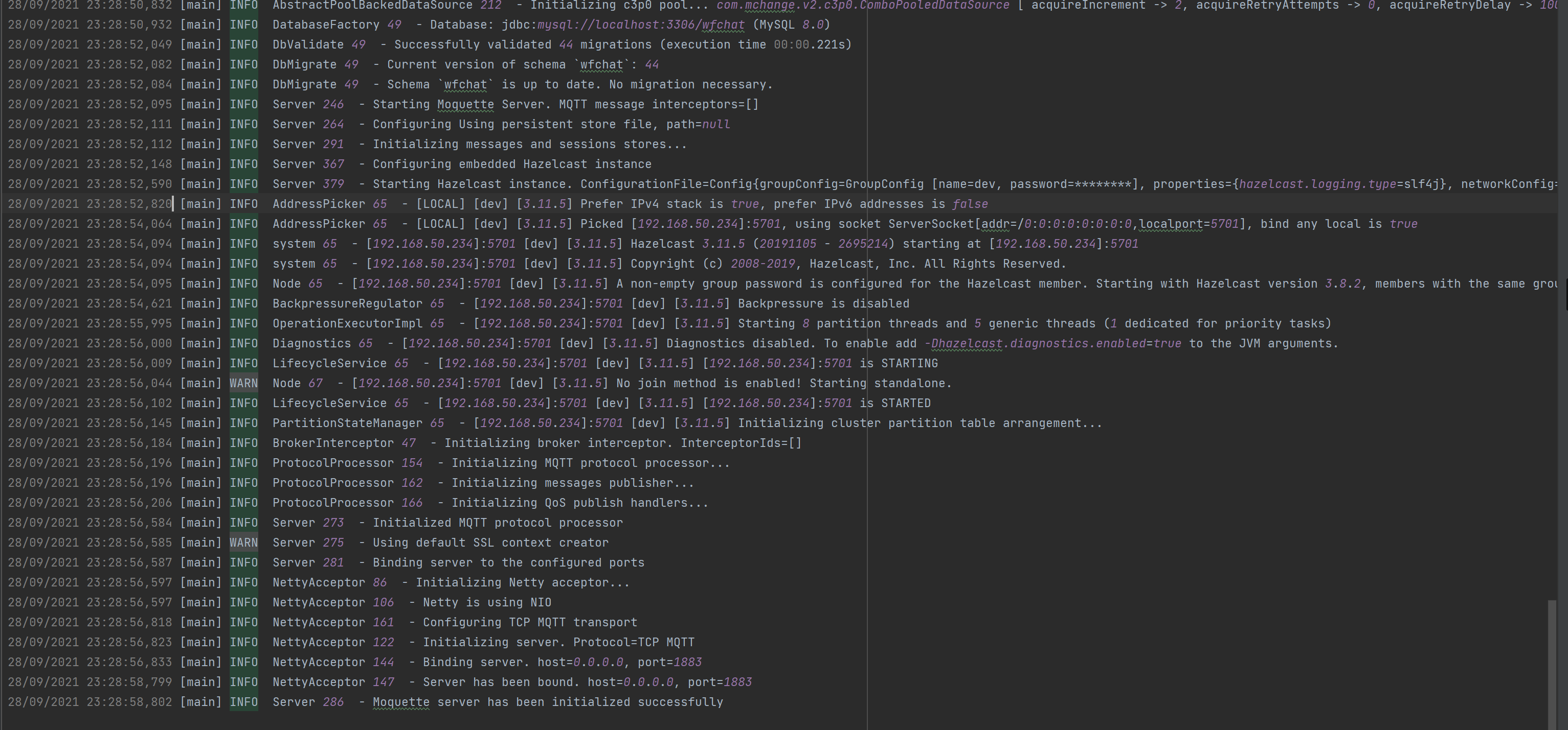 idea运行server服务后,访问/api/version,返回的json全部为空 · Issue #412 · wildfirechat/im-server · GitHub